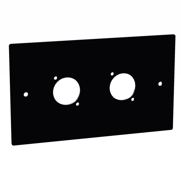 2 Gang Front Panel 4 way Neutrik front panel